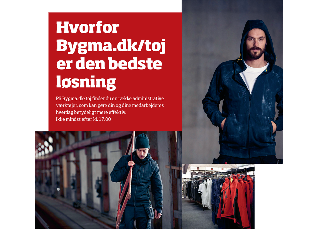 Bestil Arbejdstøj online - Brug Bygma Tøjshop