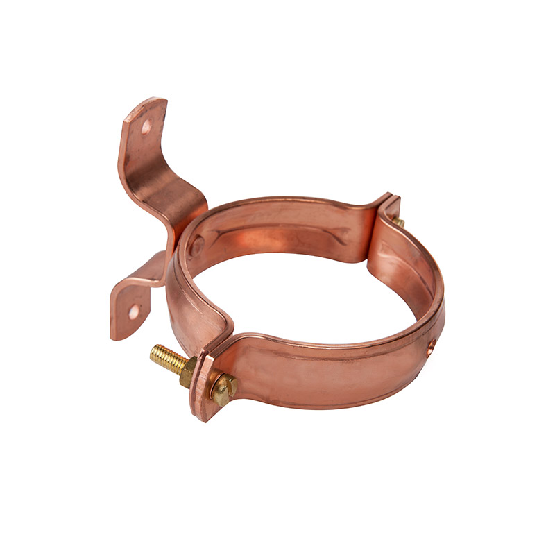 Plastmo Rørholder t/træ Kobber 90mm - Kobber Tagrende & Tilbehør - Bygma