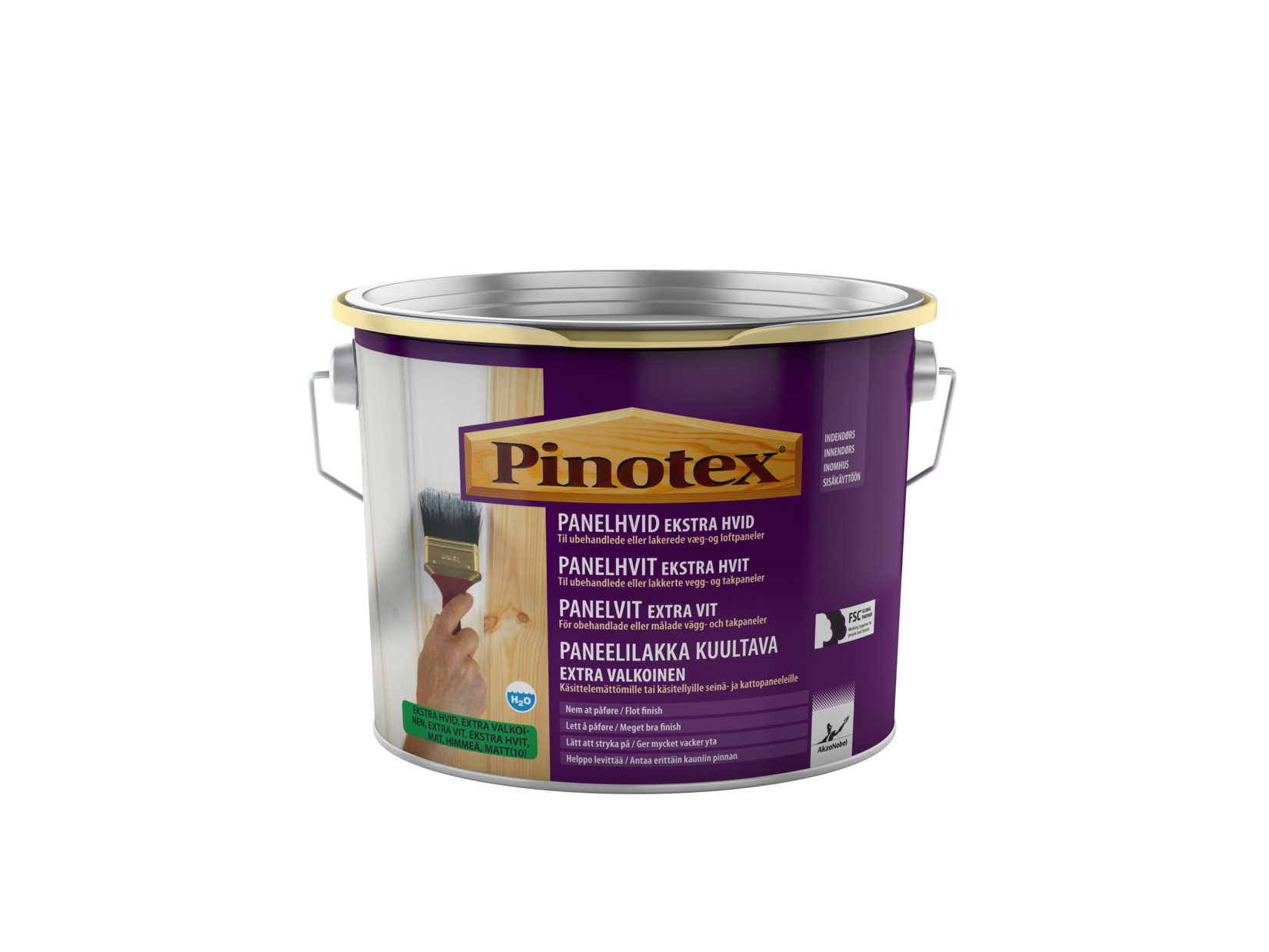 Pinotex panelhvid mat(10) 2,5l - Lak - Bygma