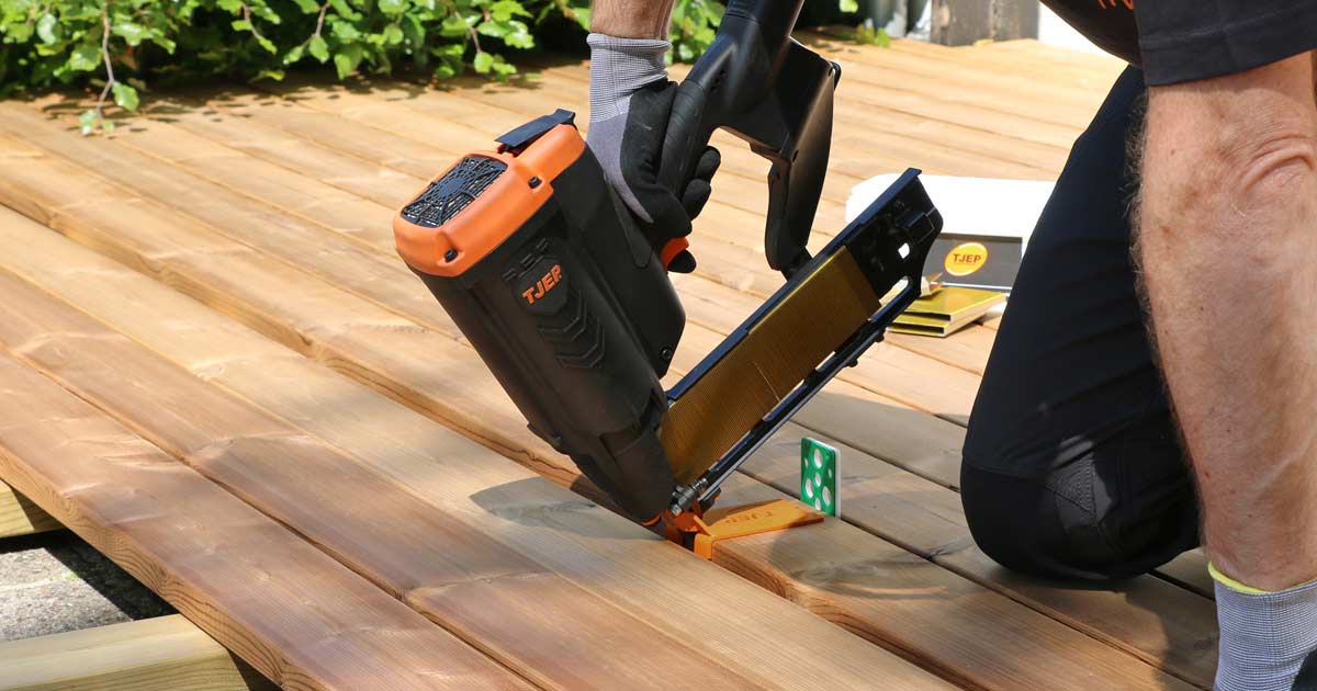 Tjep quickfast til montage af terrassebrædder - Bygma