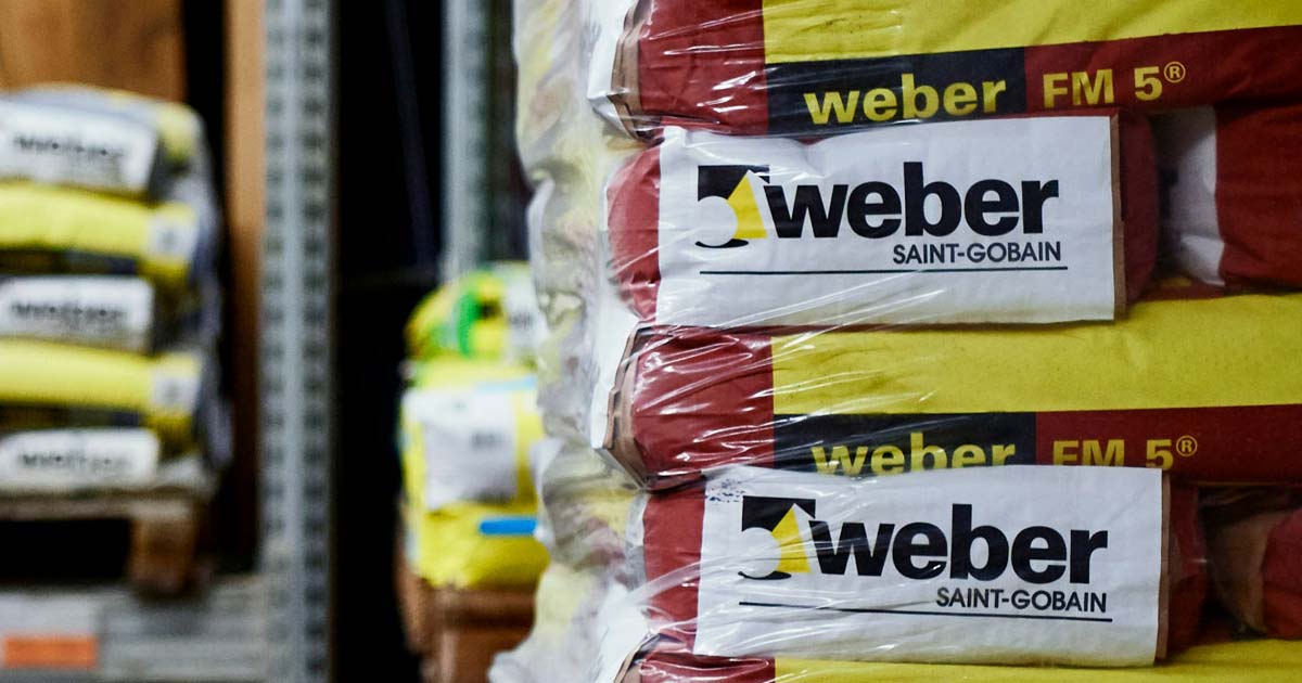 Weber - Beton, cement, sand og puds - Køb her