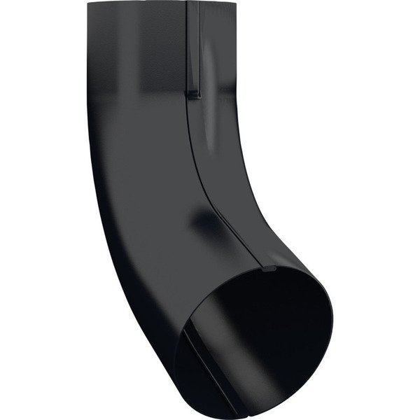 Lindab Rainline Bøjning 70° Sort - Ø75mm - Stål Tagrende & Nedløbsrør ...