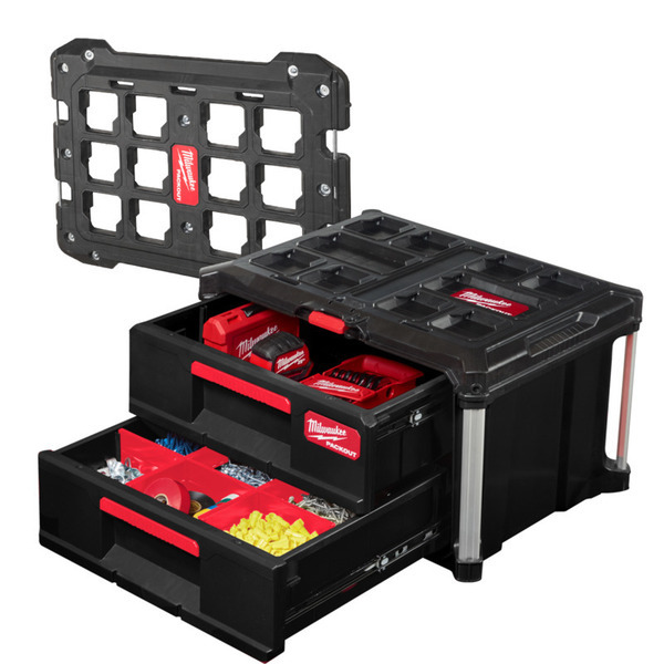 Milwaukee Packout kuffert m/2 skuffer | Bygma