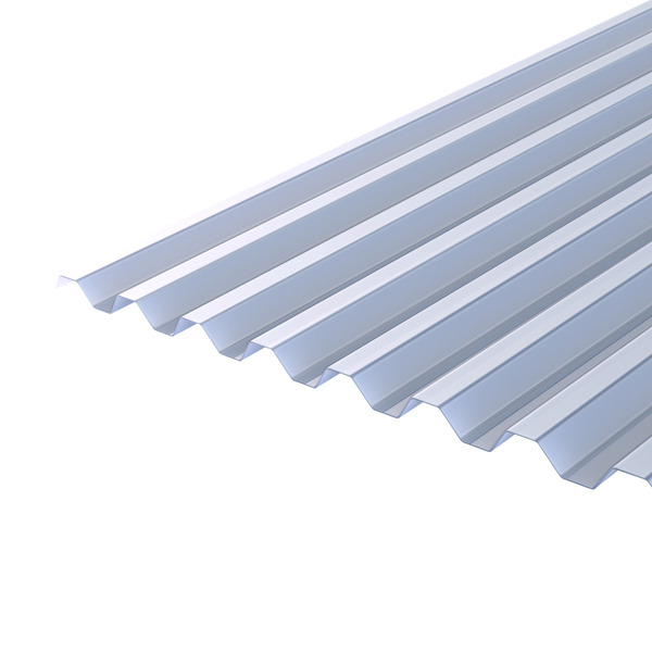 Plastmo JumboLite opal blå trapezplader 109x600 cm – Tagplader | Bygma
